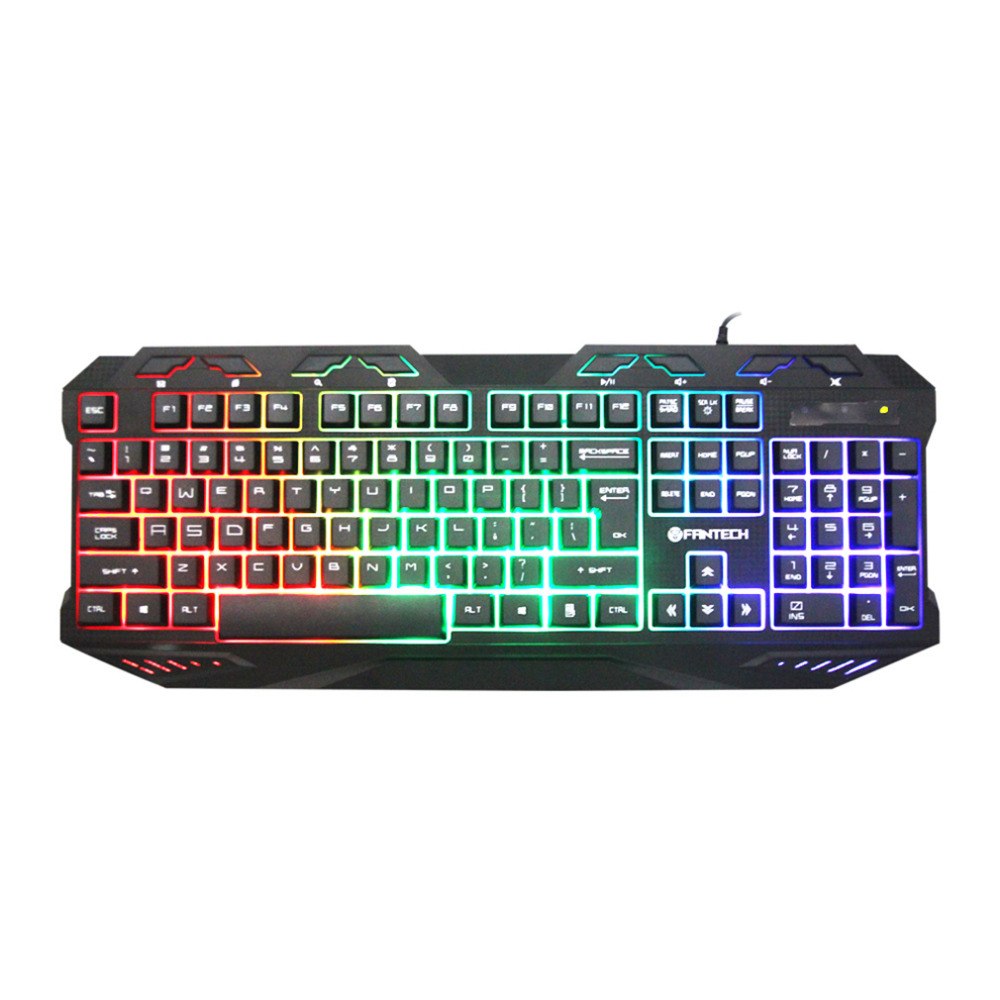 Teclado Gamer Usb Fantech K10 Ergonómico Retroiluminado – Tienda KONEET